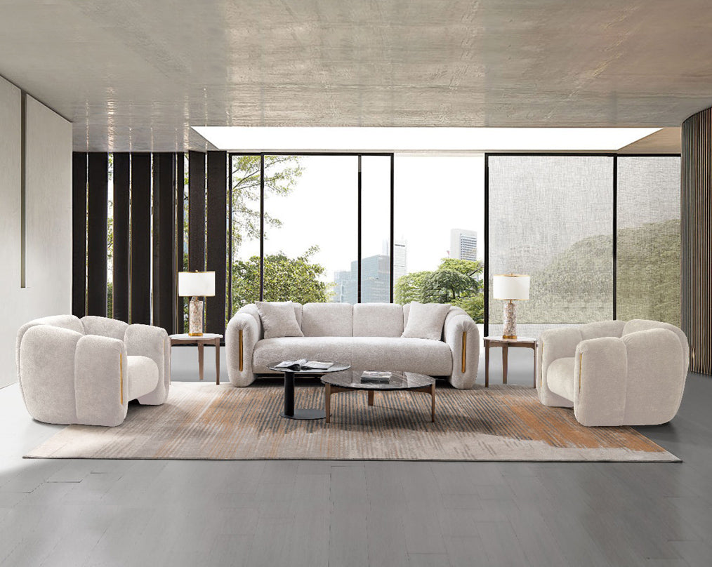 Buy Bricia Fabric Sofa Set Online - Furniturewalla